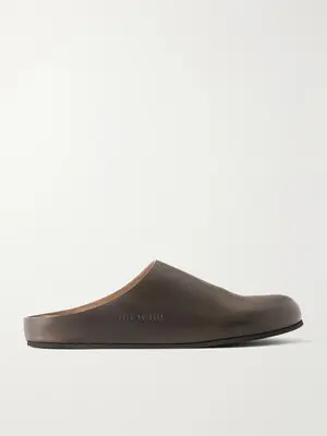 COMMON PROJECTS Leather Clogs - Brown