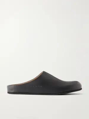 COMMON PROJECTS Leather Clogs - Black