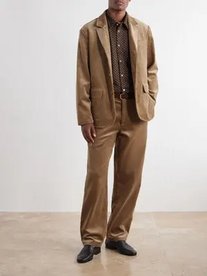 De Bonne Facture Métier Cotton-corduroy Suit Jacket