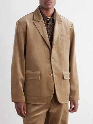 De Bonne Facture Métier Cotton-corduroy Suit Jacket