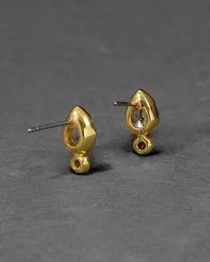 Alexis Bittar Asterales Petite Teardrop Stud Earrings