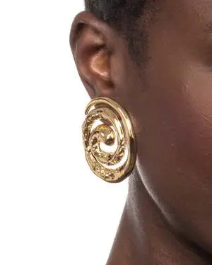 Alexis Bittar Brut Spiral Post Earrings