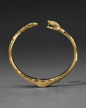 Alexis Bittar Serpent Crystal Bypass Hinge Bracelet
