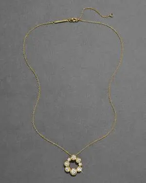 Alexis Bittar Asterales Bubble Circle Pendant Necklace