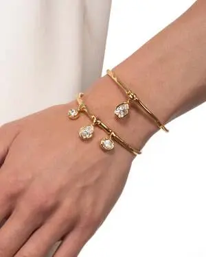 Alexis Bittar Asterales Triple Charm Cuff Bracelet