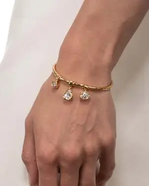 Alexis Bittar Asterales Triple Charm Cuff Bracelet