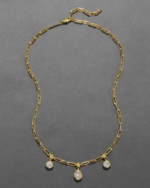 Alexis Bittar Asterales Triple Charm Necklace