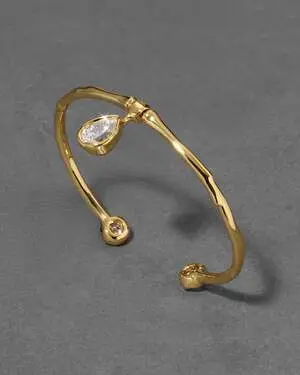 Alexis Bittar Asterales Solitaire Charm Cuff Bracelet
