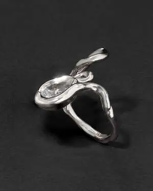 Alexis Bittar Asterales Floating Cz Vine Ring