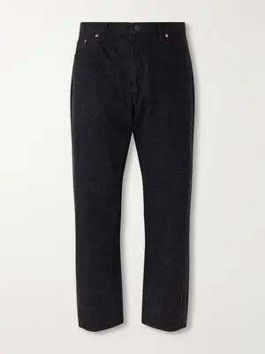 KAPTAIN SUNSHINE Straight-leg Selvedge Jeans - Black