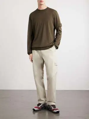 Stone Island Ghost Knitted Virgin Wool Sweater