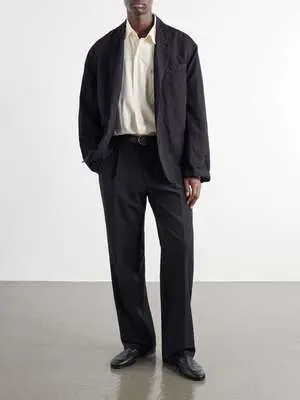 KAPTAIN SUNSHINE Cotton And Silk-blend Twill Shirt