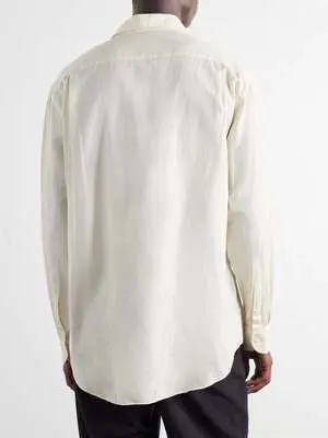 KAPTAIN SUNSHINE Cotton And Silk-blend Twill Shirt