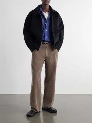 KAPTAIN SUNSHINE Work Suvin Cotton And Hemp-blend Shirt