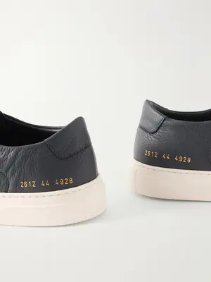 COMMON PROJECTS Achilles Full-grain Leather Sneakers - Blue