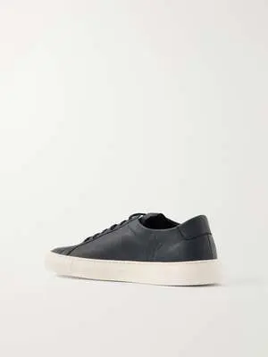 COMMON PROJECTS Achilles Full-grain Leather Sneakers - Navy