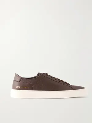 COMMON PROJECTS Achilles Full-grain Leather Sneakers - Brown