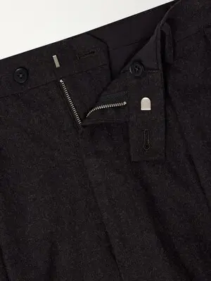 KAPTAIN SUNSHINE Straight-leg Pleated Wool Trousers