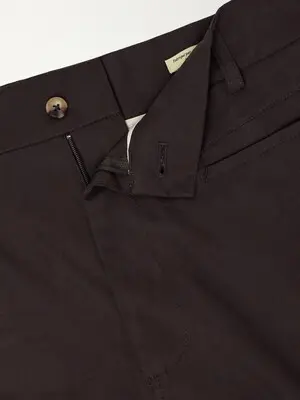 De Bonne Facture Gardian Straight-leg Cotton-twill Trousers