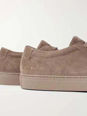 COMMON PROJECTS Achilles Suede Sneakers - Taupe