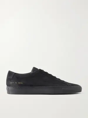 COMMON PROJECTS COMMON PROJECTS Achilles Suede Sneakers Black