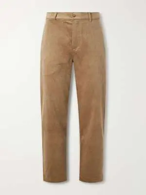De Bonne Facture Straight-leg Cotton-corduroy Suit Trousers