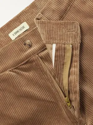 De Bonne Facture Straight-leg Cotton-corduroy Suit Trousers
