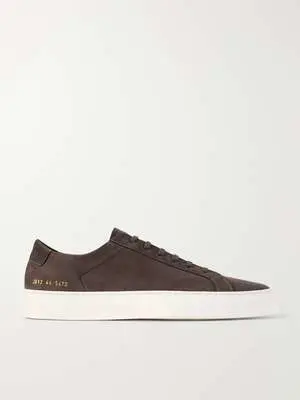 COMMON PROJECTS Achilles Nubuck Sneakers - Brown