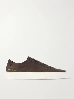 COMMON PROJECTS Achilles Nubuck Sneakers - Brown