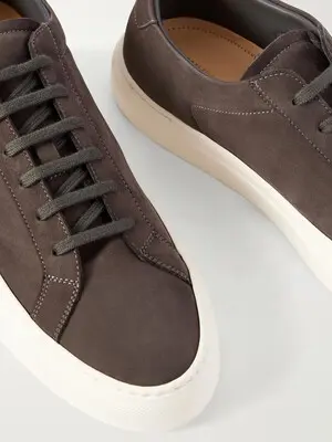 COMMON PROJECTS Achilles Nubuck Sneakers - Brown