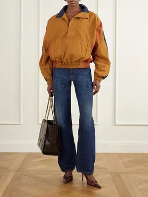 Saint Laurent Cropped Shell Jacket