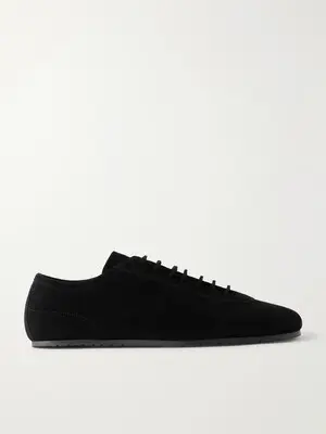 Dries Van Noten Suede Sneakers - Black