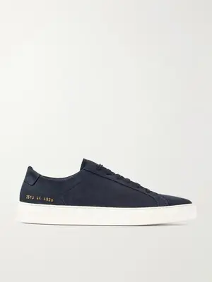 COMMON PROJECTS COMMON PROJECTS Achilles Nubuck Sneakers Blue