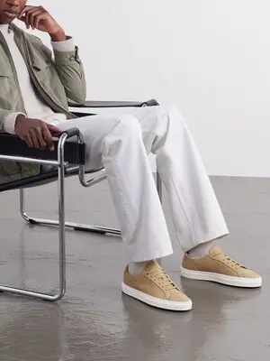 COMMON PROJECTS Achilles Nubuck Sneakers - Brown