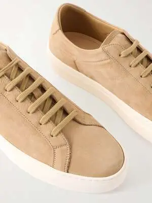 COMMON PROJECTS Achilles Nubuck Sneakers - Tan