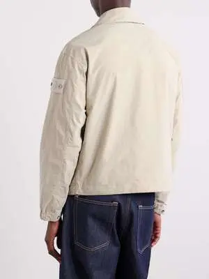Stone Island Ghost David Garment-dyed Canvas Jacket