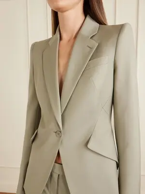 Alexander McQueen Wool Jacket - Green