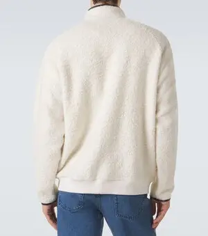 Gabriela Hearst August Alpaca, Cashmere, And Wool-blend Fleece Jacket