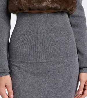 Stella McCartney Knitted Wool Pencil Skirt