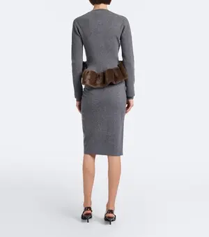 Stella McCartney Knitted Wool Pencil Skirt