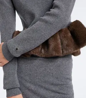 Stella McCartney Peplum Wool-blend Sweater