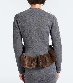 Stella McCartney Peplum Wool-blend Sweater