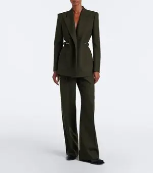 Gabriela Hearst Epona Chain-detail Virgin Wool Blazer