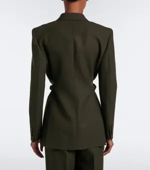 Gabriela Hearst Epona Chain-detail Virgin Wool Blazer