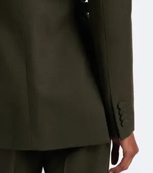 Gabriela Hearst Epona Chain-detail Virgin Wool Blazer