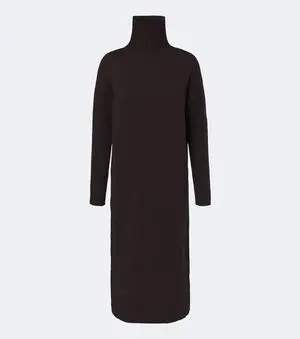 Max Mara Wool And Cashmere Sweater Dress - Brown