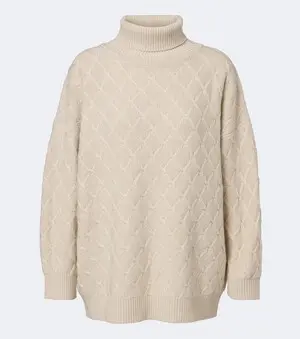 Max Mara Wool And Cashmere Turtleneck Sweater
