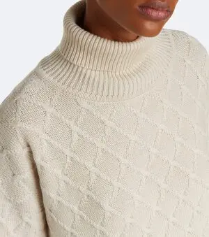 Max Mara Wool And Cashmere Turtleneck Sweater