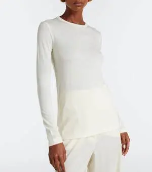 Max Mara Virgin Wool Jersey Top