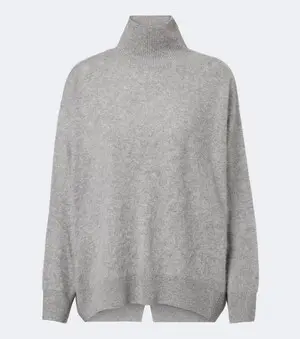 Max Mara Wool Turtleneck Sweater - Grey